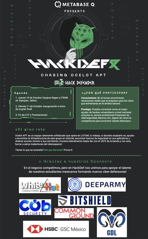 Happy Hacking See You On October 🧑🏻‍💻👾 Missael Cortés