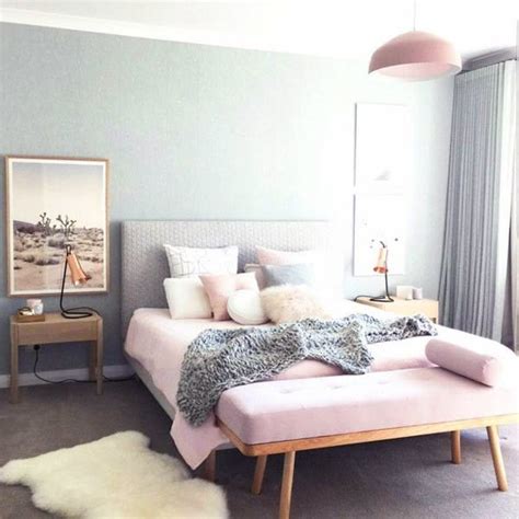 Blush And Grey Bedroom Interior Home Decor Bedroom Modern Bedroom Decor
