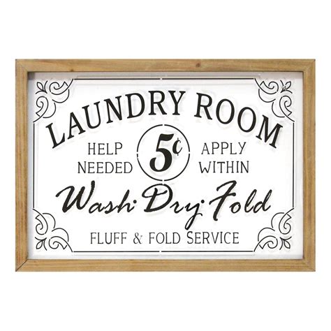 Vintage Laundry Room Signs
