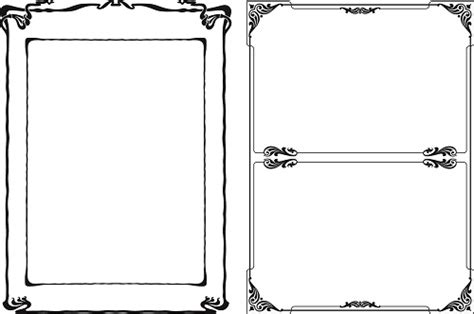 Scroll Border Vector At Vectorified Com Collection Of Scroll Border Vector Free For Personal Use