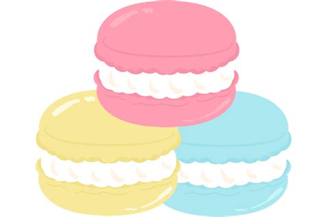 Macaron Png File Cute Clip Art Graphic By Wangtemplates · Creative Fabrica