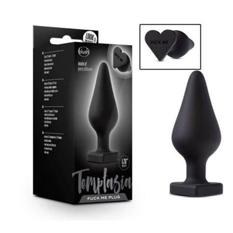 Temptasia Fuck Me Butt Plug Black Sex Toys At Adult Empire