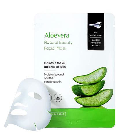 Miniso Natural Beauty Facial Maskaloevera Beauty