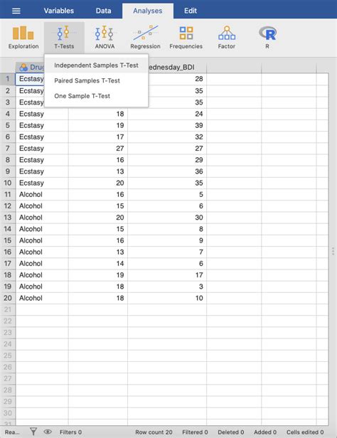 From Spss To Jamovi Non Parametric Analyses — Jamovi Documentation