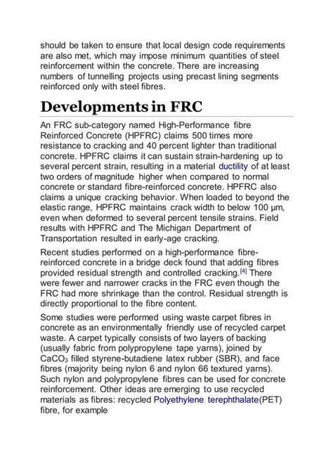 Fibre Reinforcement Concrete Pdf