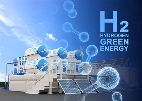Hydrogen Energy Plant Concept H2 Cells Near Hydrogen Energy Plant