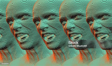 디자인을위한 사람들의 그룹 분노한 비명을 지르는 남자들 입을 벌리고 외치는 남자의 감정적 인 비명 사람과 감정 개념 복셀 아트3d 벡터 일러스트레이션 격노한에 대한 스톡