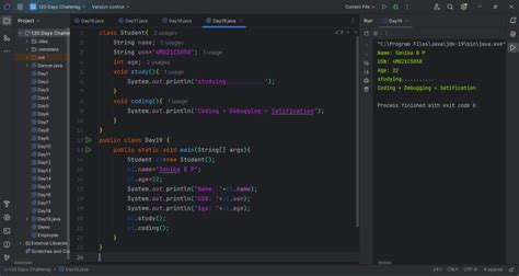 day 19 120 📌java learned objects and classes 🔹how to create a class