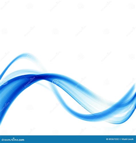 Abstract Colored Wave On Background Vector Illustration Eps10 Stock