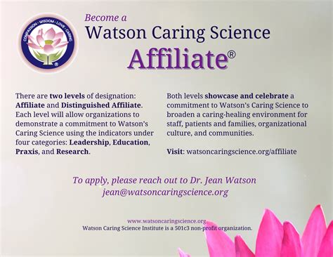 Announcing Our Evolved Watson Caring Science Affiliate® Program