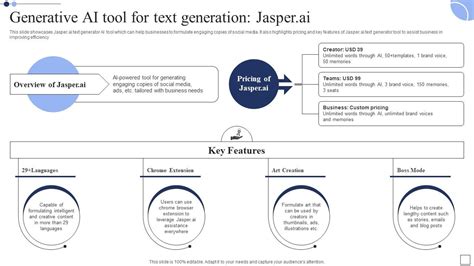 Generative Ai Tool For Text Generative Ai The Next Big Thing In Technology Ai Ss V Ppt Sample
