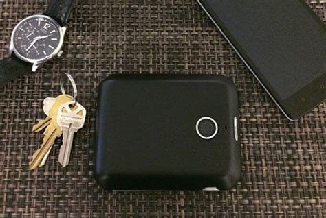 Cashew Fingerprint Authentication Smart Wallet Unveiled Video Geeky