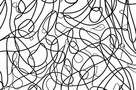 Premium Photo Gray Line Drawings Of Organic Shapes Background