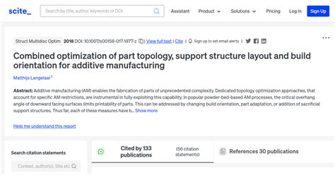 Combined Optimization Of Part Topology Support Structure Layout And Build Orientation For