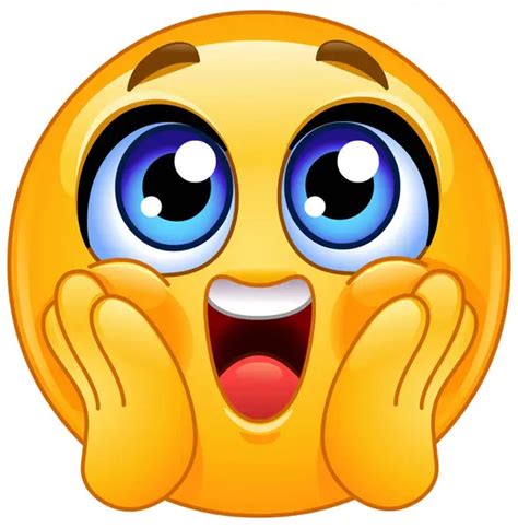 Emoticon Asombrado Imágenes Vectoriales Gráfico Vectorial De Emoticon