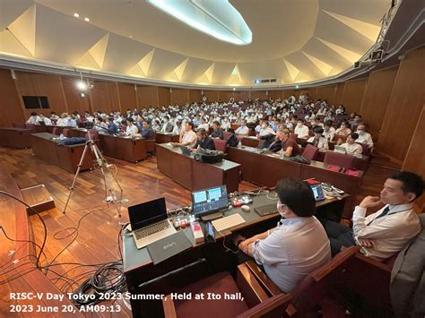 Risc Vdaytokyo2023summer2023062am0913ano Risc V 協会 Risc V Alliance Japan