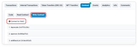 Etherscan Information Center How To Use Readwrite Contract Features