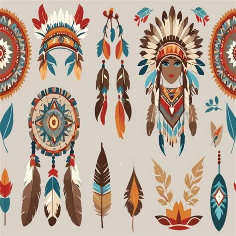 Premium Vector Native American Pattern Vector Premium Vector Native American Pattern Vector