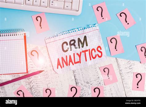 Conceptual Hand Writing Showing Crm Analytics Concept Meaning