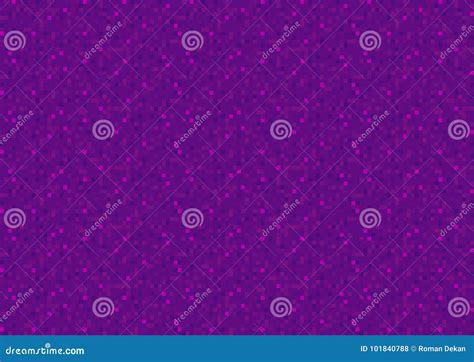 Purple Pixel Background Stock Vector Illustration Of Grid 101840788
