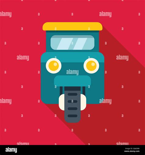 Green And Yellow Auto Rickshaw A Common Form Of Public Transportation