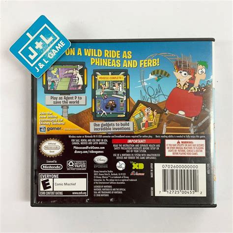 Phineas And Ferb Nds Nintendo Ds Pre Owned Phineas And Ferb
