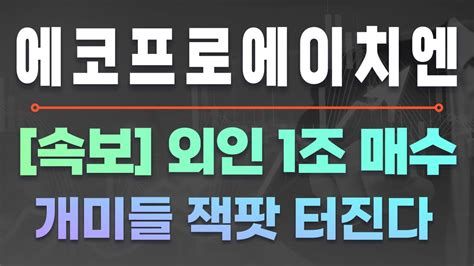 에코프로에이치엔 에코프로에이치엔주가 에코프로에이치엔주가전망 에코프로에이치엔전망 에코프로에이치엔분석 에코프로에이치엔