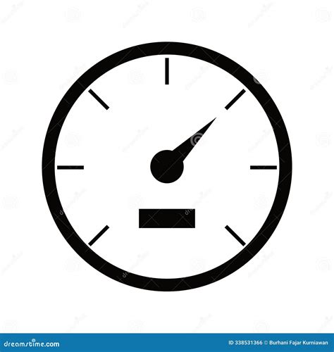 Color Speedometer Icon Stock Vector Illustration Of Diagram 338531366