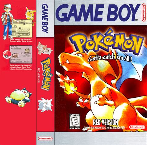 Gameboy Cassette Case Pokemon Red By Greedlin On Deviantart
