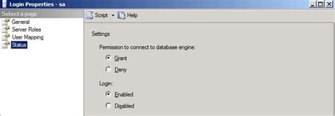Connect To Sql Server When Window Account Locked Out Sql Authentication Sa Not Configured