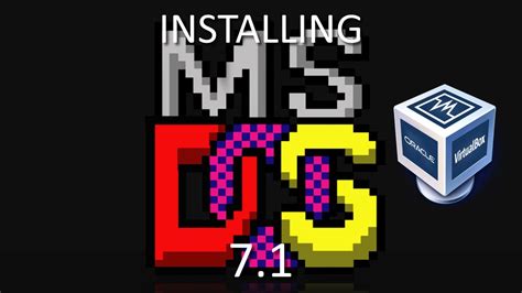 Installing MS DOS 7 1 In VirtualBox YouTube