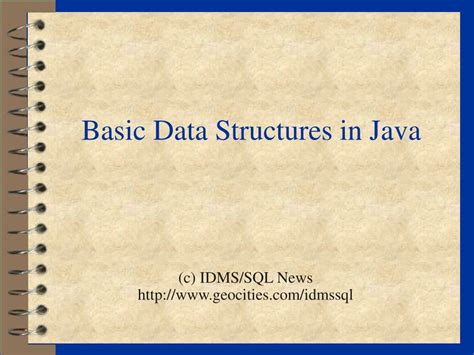PPT Basic Data Structures In Java PowerPoint Presentation Free