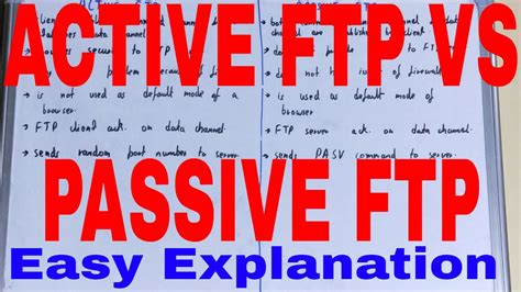 Active Vs Passive Ftpdifference Between Active And Passive Ftpactive