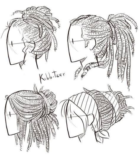 Dreadlocks Reference Sheet By Kibbitzer On Deviantart