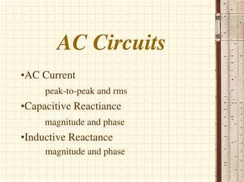 PPT AC Circuits PowerPoint Presentation Free Download ID 505397