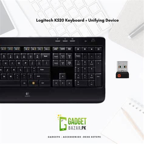 Logitech K520 Keyboard Unifying Device Gadgetbazar Pk
