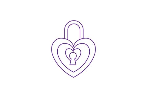 Flat Icon Padlock Lock Line Illustration Graphic By Salfiart Creative Fabrica