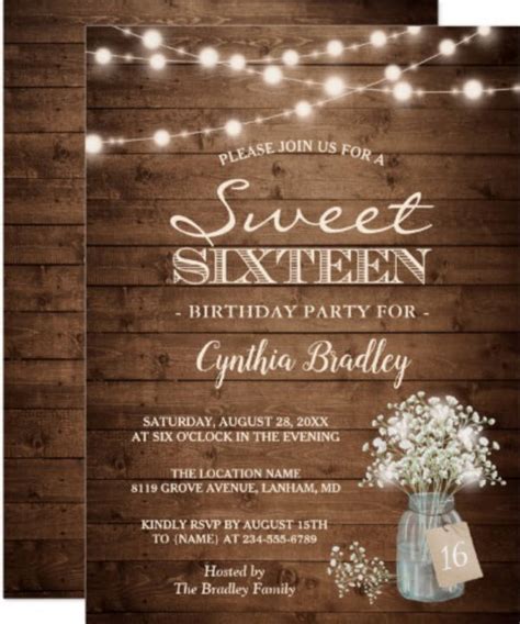 Sweet 16 Birthday Invitations Templates Free Hi Guys Lets Come And