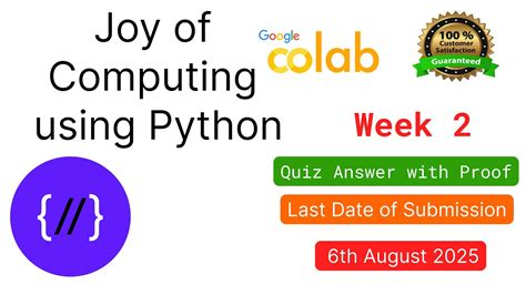 Nptel The Joy Of Computing Using Python Week 2 Quiz Assignment Answers