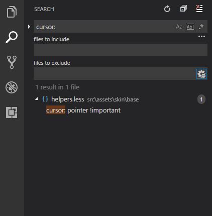 Search Works Only In Opened Or Recently Opened Files Issue Microsoft Vscode GitHub