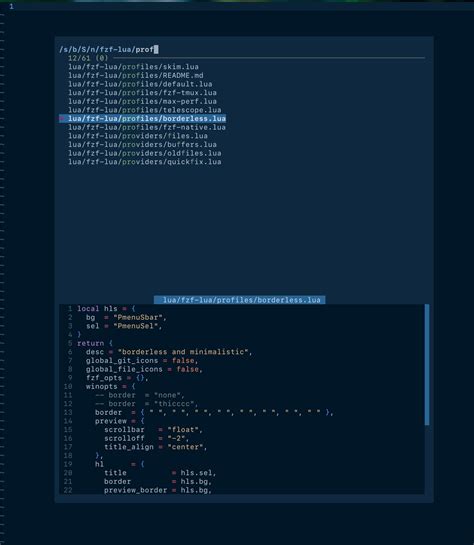 Making Fzf Window More Prettier · Issue 760 · Ibhagwanfzf Lua · Github