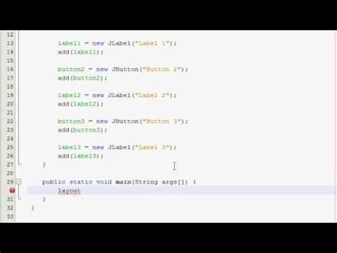 Java GUI Tutorial 10 Gridlayout Firecat318