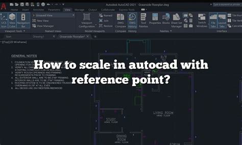 How To Scale In Autocad With Reference Point Caddikt