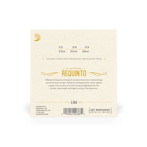 Ej94 Requinto Strings World Instruments Strings Daddario