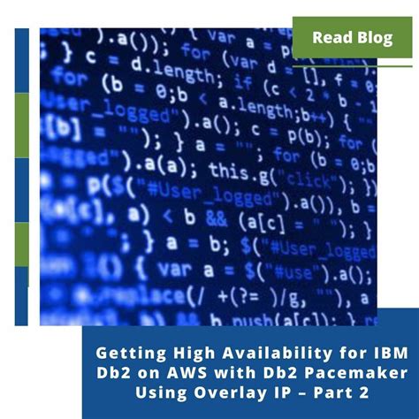 Iain Sandell På Linkedin Ibmdb2 Pacemaker Aws Highavailability