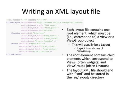Ppt Android Layouts Powerpoint Presentation Free Download Id