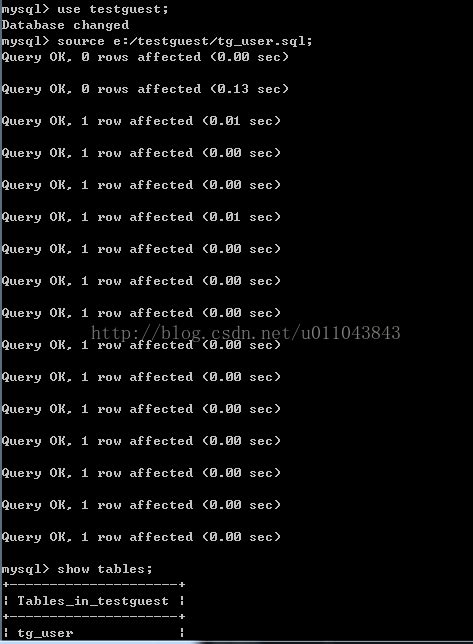 Mysql导入外部sql脚本的方法 Xfgnongmin 博客园