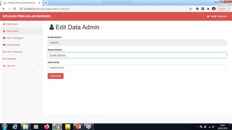 Aplikasi Penjualan Barang Berbasis Web Menggunakan PHP Dan Mysql