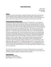Understanding Electric Current And Voltage In Resistor Circuits Course Hero
