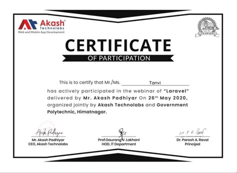 Government Polytechnic College Akash Technolabs Tanvi Gupta